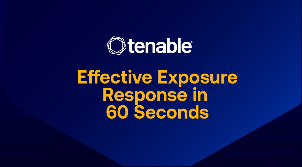 Vulnerability Management: 1-minute for Exposure Response